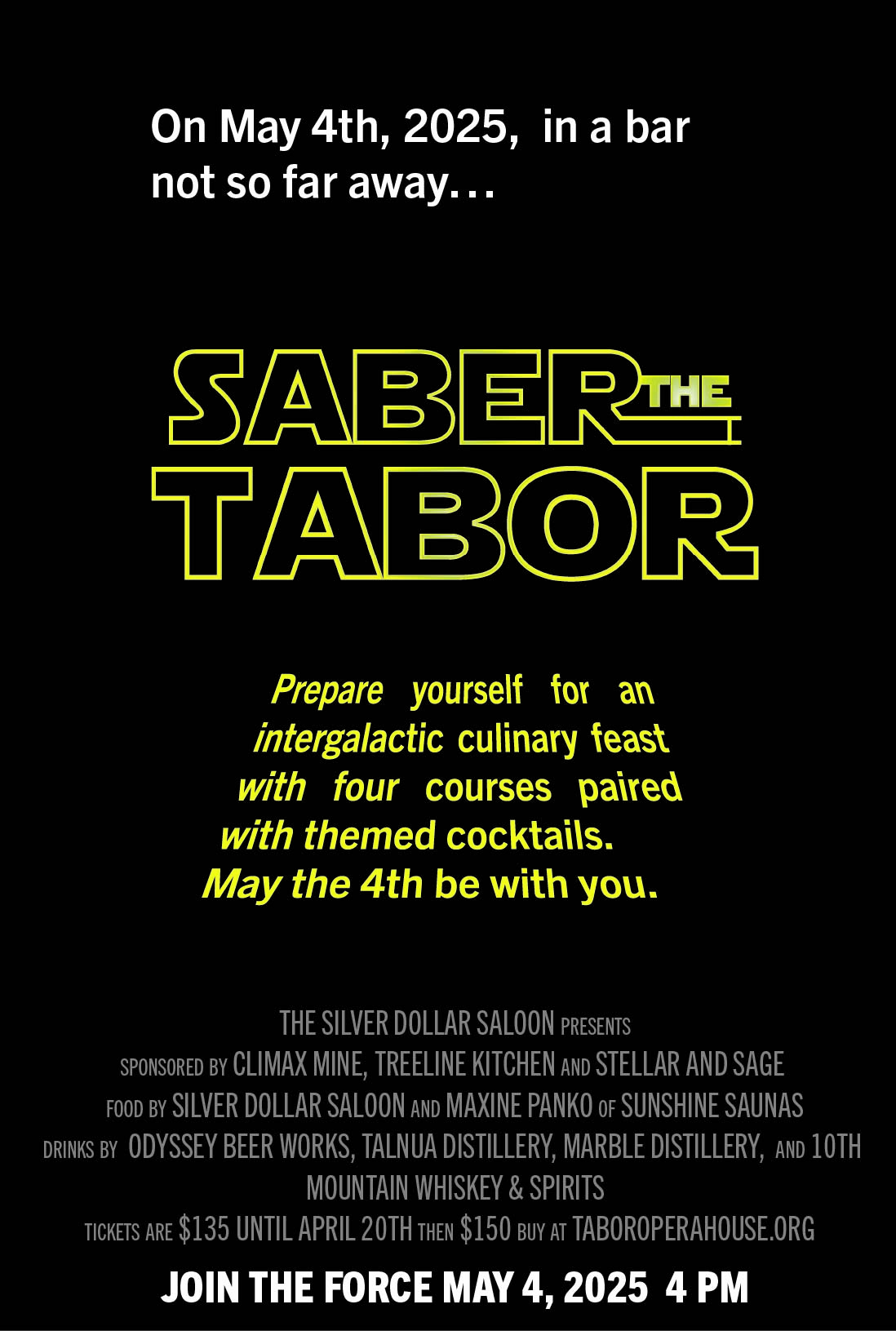 Events for April 2026 – Tabor Opera House